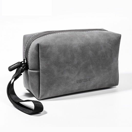 Сумка UGREEN LP285 (80520) Electronics Accessories Storage Bag with Lanyard для хранения аксессуаров для электроники со шнурком. Цвет: серый.