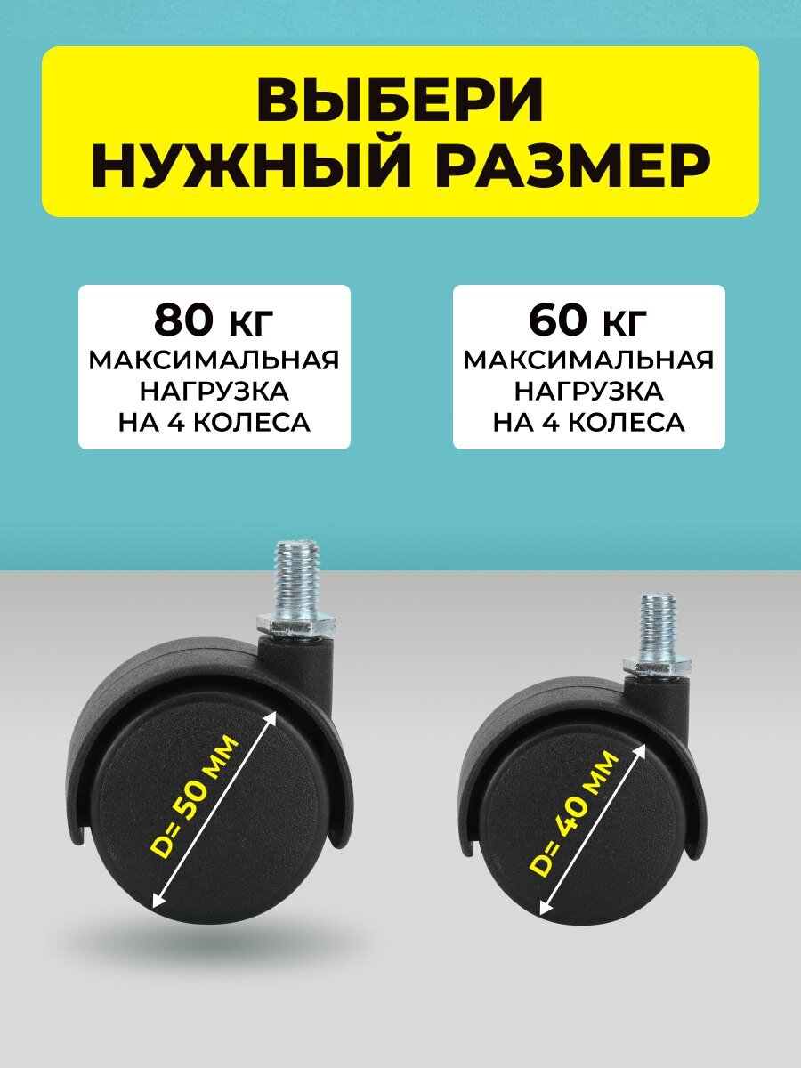 Мебельное колесо — фото 1