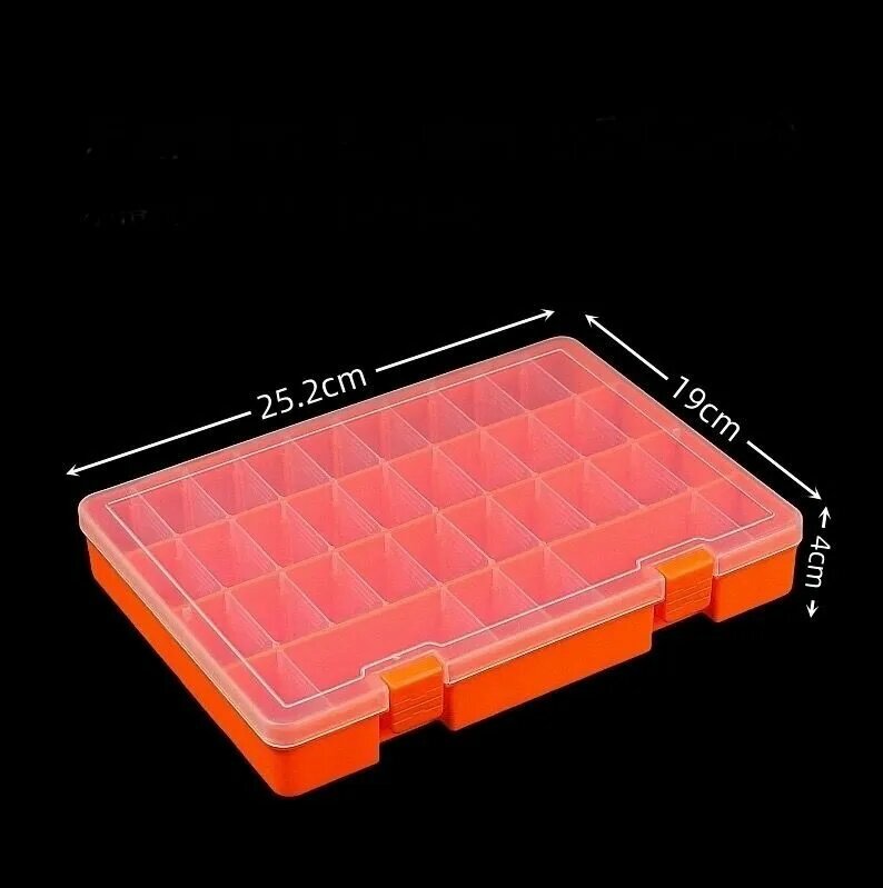 PolymerBOX Ящик для инструментов 18 х 28 х 4 см, 36 секц, 32 отд.
