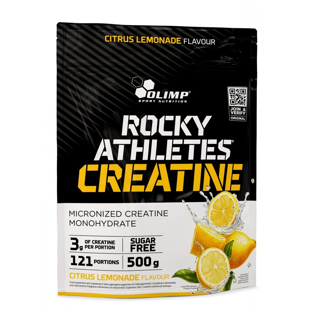 Креатин Olimp Rocky Athletes Creatine, 500 г, Вкус Unflavored / Без вкусовых добавок