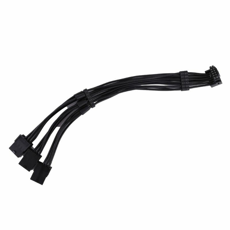 (1 шт.) Кабель-переходник для видеокарты: 3 x 8-pin на 16-pin, вариант PLB