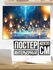 Плакат постер девушка среди огней