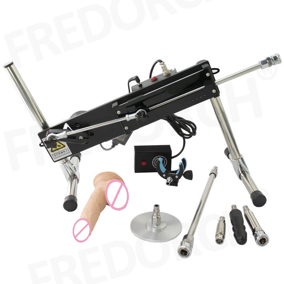 Fredorch 120W Возвращаемая 3-15см Автоматическая Машина для Мастурбации Пара SM Любовная Машина Мужской и Женский Секс-Продукт с Игрушкой Дилдо