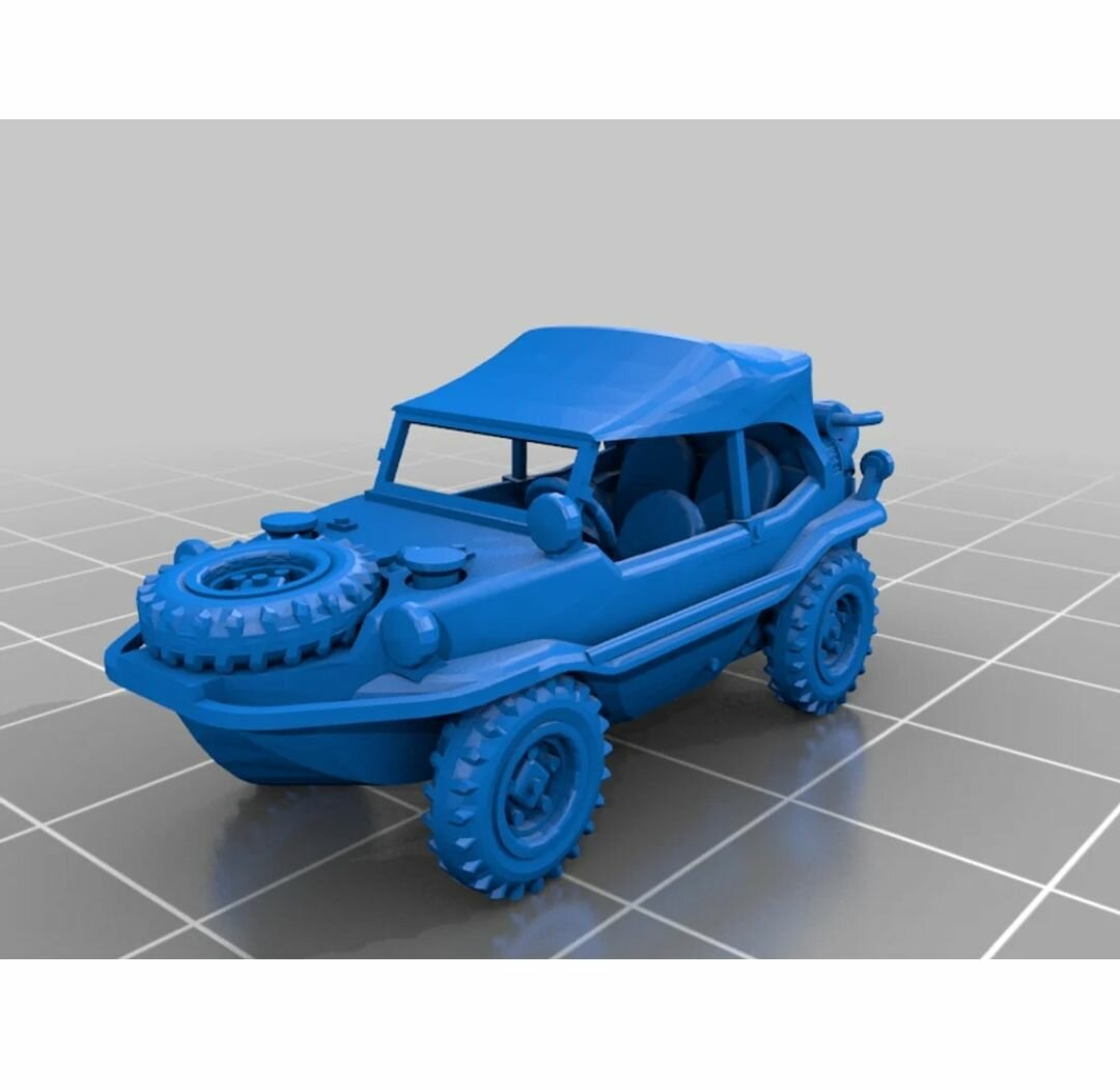 Schwimmwagen. Вариант 1. Масштабная модель 1:72.