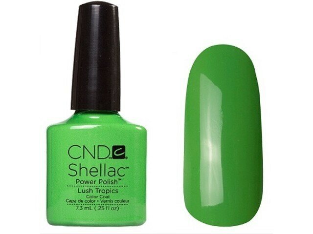 CND SHELLAC гель лак Lush Tropics