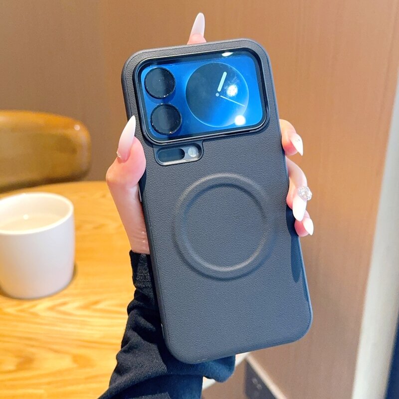 Чехол Для Xiaomi 17 Pro/Сяоми 17 Про, soft touch, чехол-кардиомонитор, искусственная кожа, поликарбонат (PC), защита камеры, ударопрочный, усиленные углы, Xiaomi, Xiaomi 17 Pro, black,