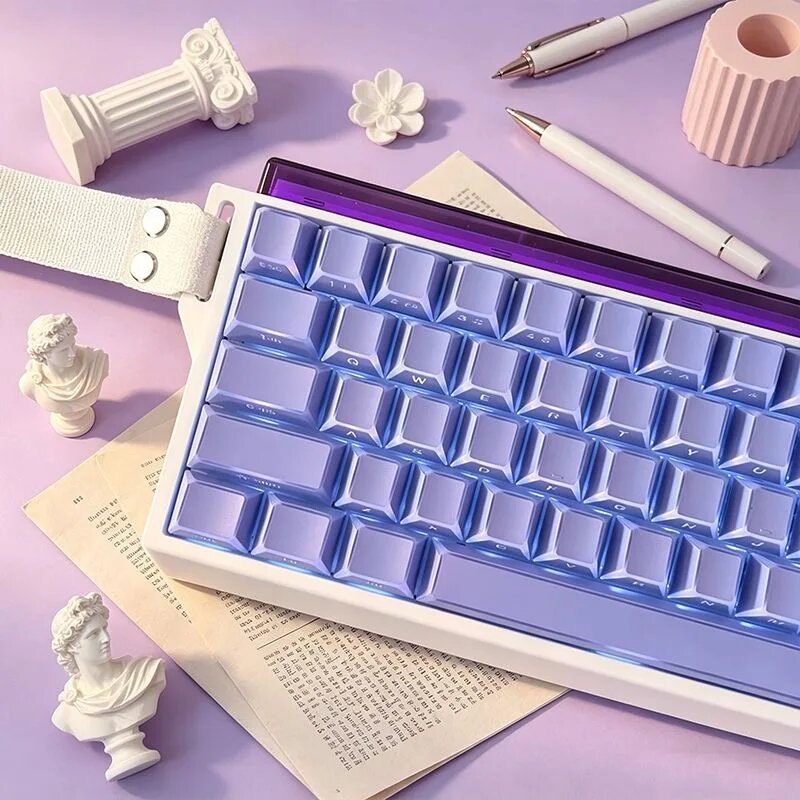 Кейкапы Pink 132 Keys PBT Cherry Profile — фото 1