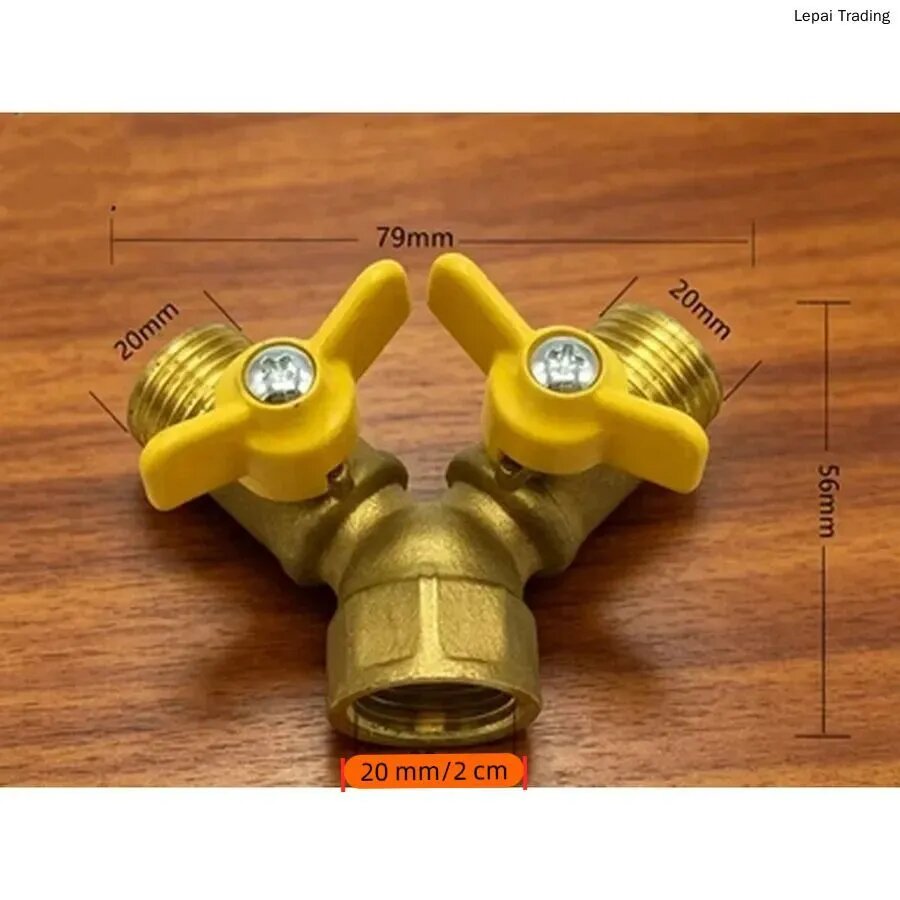 Латунный тройник шаровой кран 1/2 дюйма для воды газа и масла