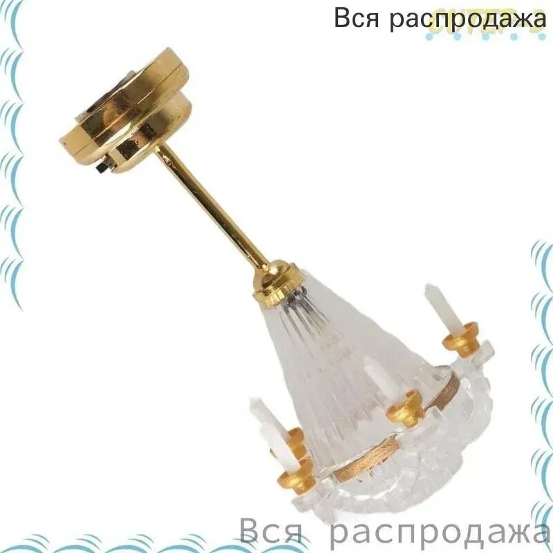 Миниатюрная люстра, легкая и изысканная, для кукольного домика