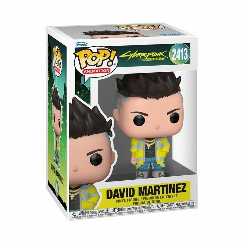 Фигурка Funko Pop ANIMATION Cyberpunk - Коллекционная фигурка David Martinez/Дэвид Мартинес - Фанко 2413