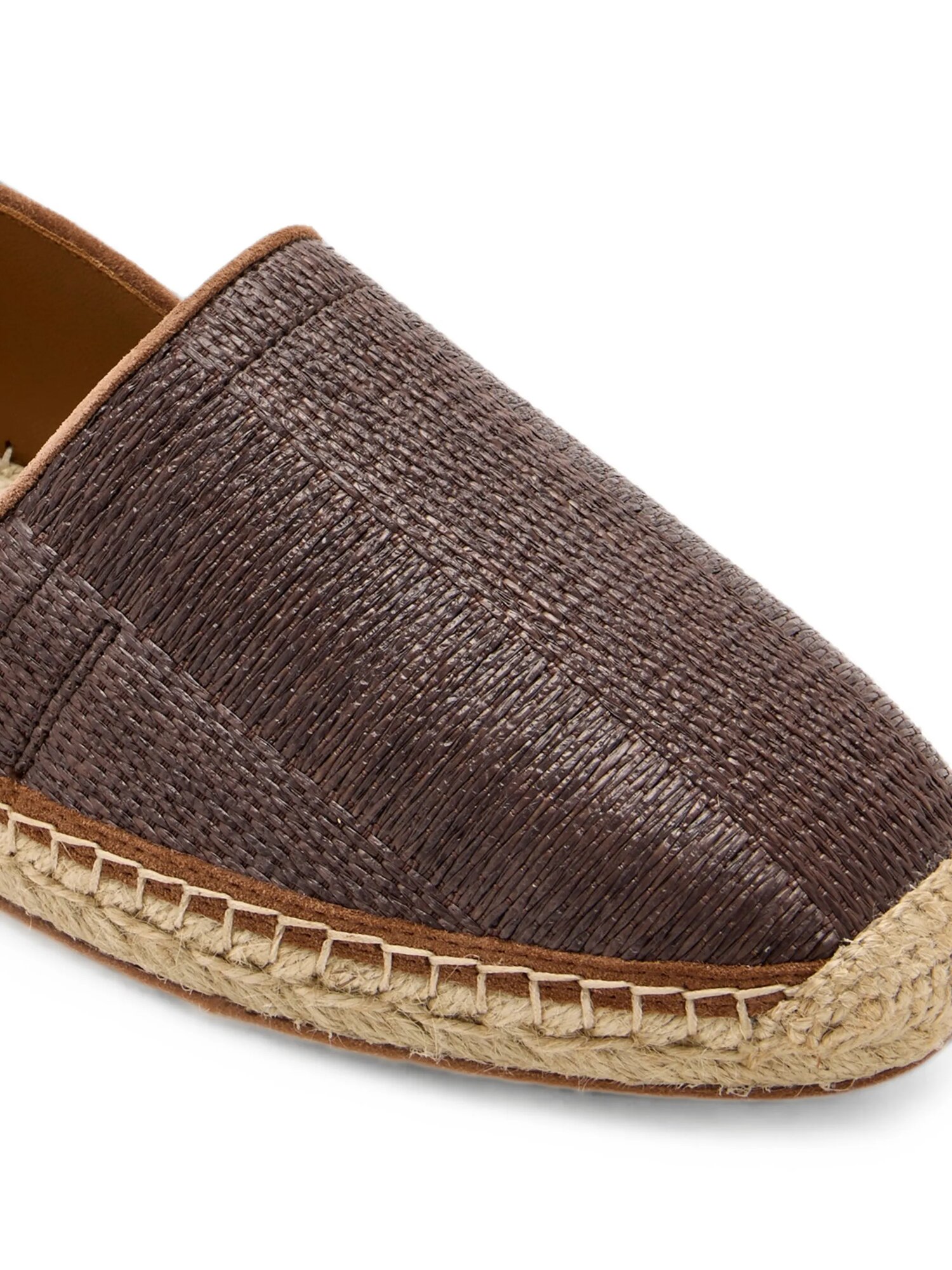 Эспадрильи BRUNELLO CUCINELLI Woven suede-panelled espadrilles, размер 46 — фото 1