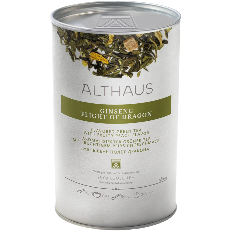 Чай Althaus Ginseng Flight Of Dragon, зелёный, листовой, 200 г