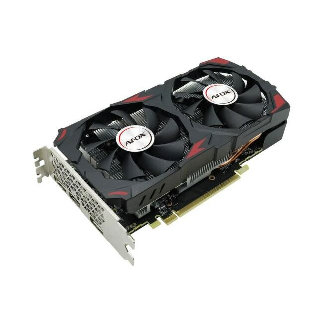 AFRX580-4096D5H3-V3 Видеокарта Afox RX580 GAMING 4GB GDDR5 256bit 2xDP HDMI 2FAN RTL