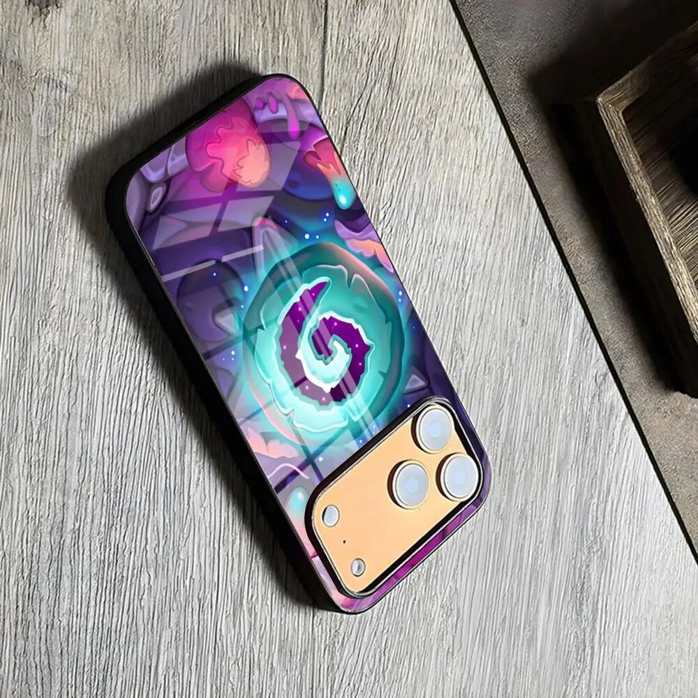 Чехол для телефона Game Hearthstone в деловом стиле для мужчин, PC+TPU, для iPhone 17 Air 16 15 17 14 Pro Max 13 12 11 X XS XR Plus, для Samsung