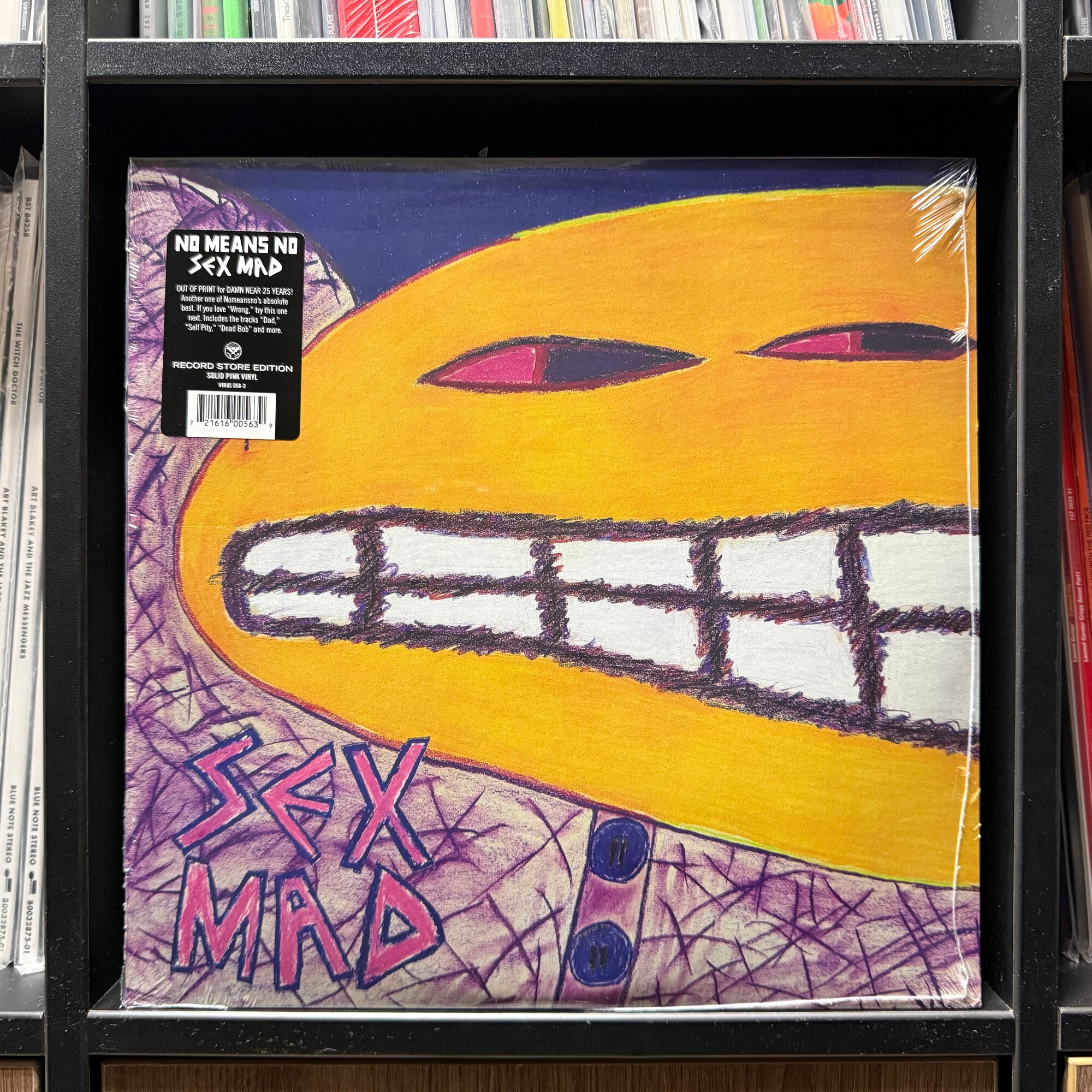 Виниловая пластинка NOMEANSNO - Sex Mad (still sealed, limited pink vinyl LP + insert + MP3 download code) LP Винил