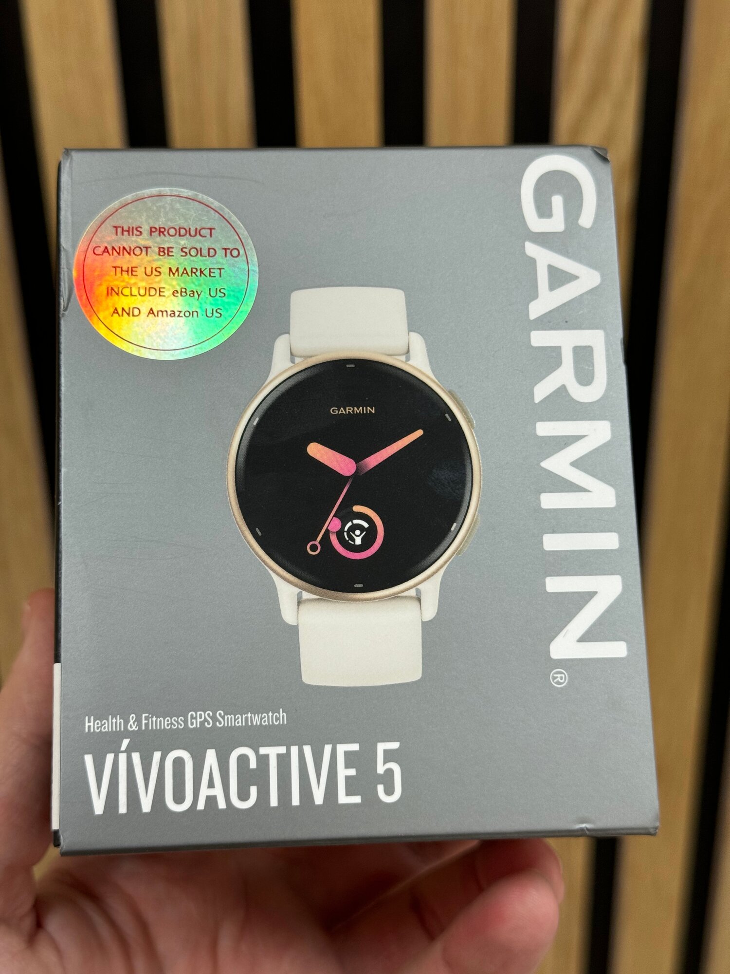 Часы Garmin Vivoactive 5, AMOLED, водонепроницаемые, GPS, Ivory/Cream Gold 010-02862-11