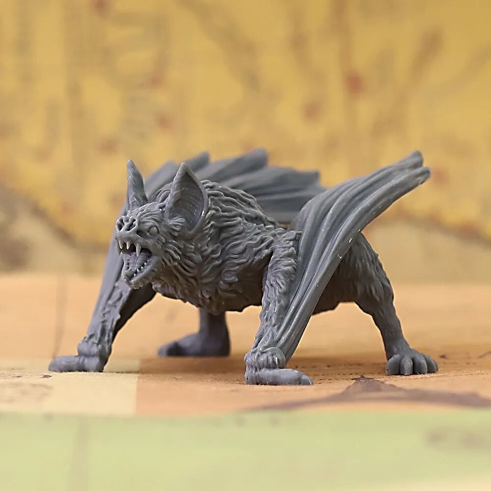 Дракон и Подземный город (D & D) Миниатюрная модель "Фантастический летучий мышь зверь"
