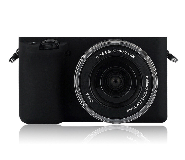 Защитный силиконовый чехол MyPads для фотоаппарата Sony Alpha ILCE-6000/ A6000 ультра-тонкая полимерная из мягкого качественного силикона черный