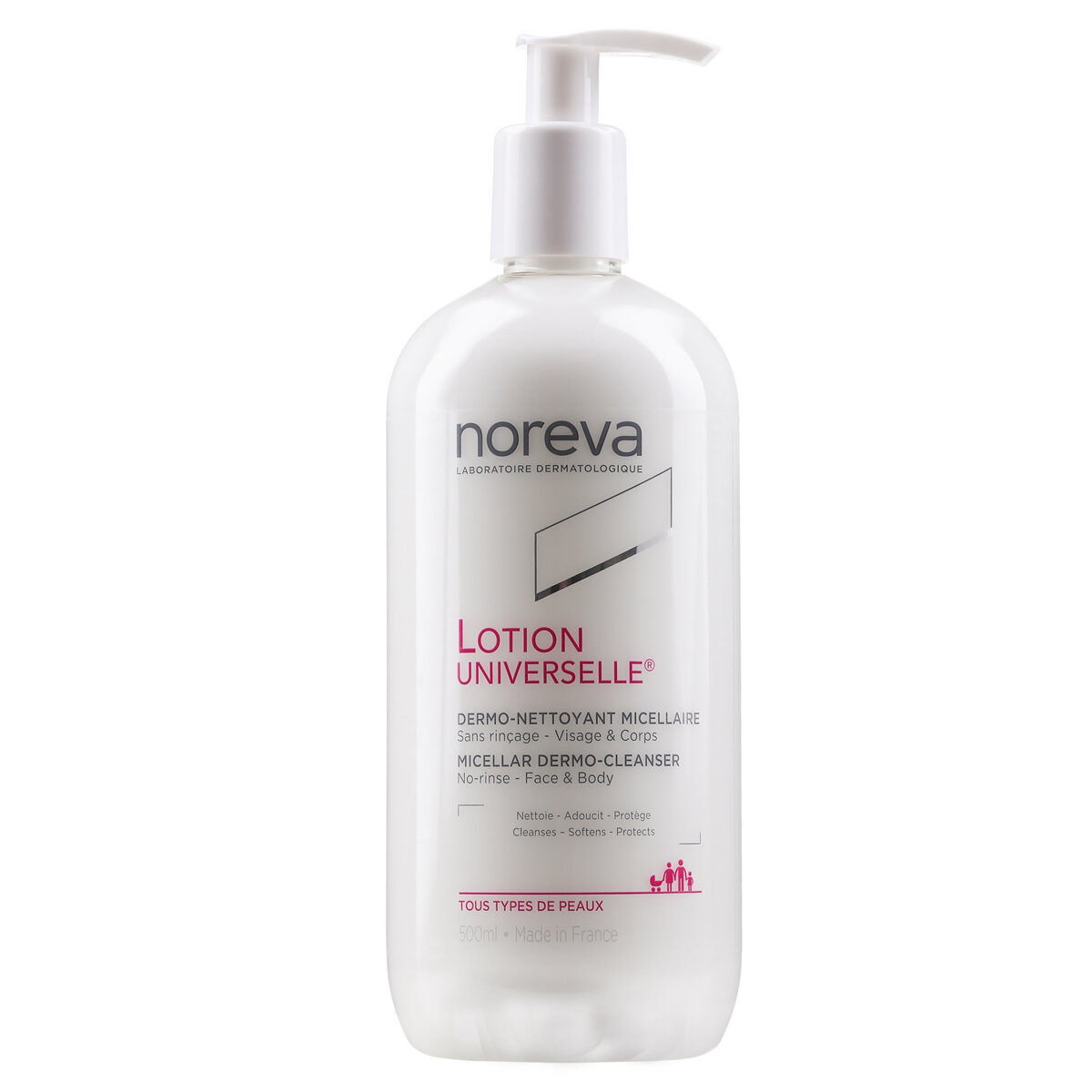 Универсальный мицеллярный лосьон для всех типов кожи Noreva Universal Micellar Cleansing Lotion 500 мл
