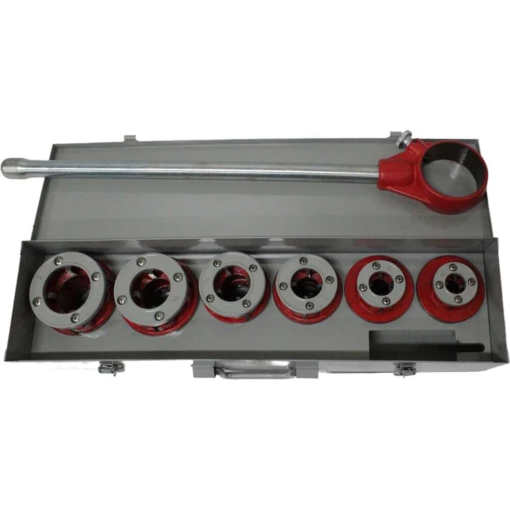 Ручной клупп TD-tools 12R, набор BSPT 1/2-2 в стальном кейсе TD-12R
