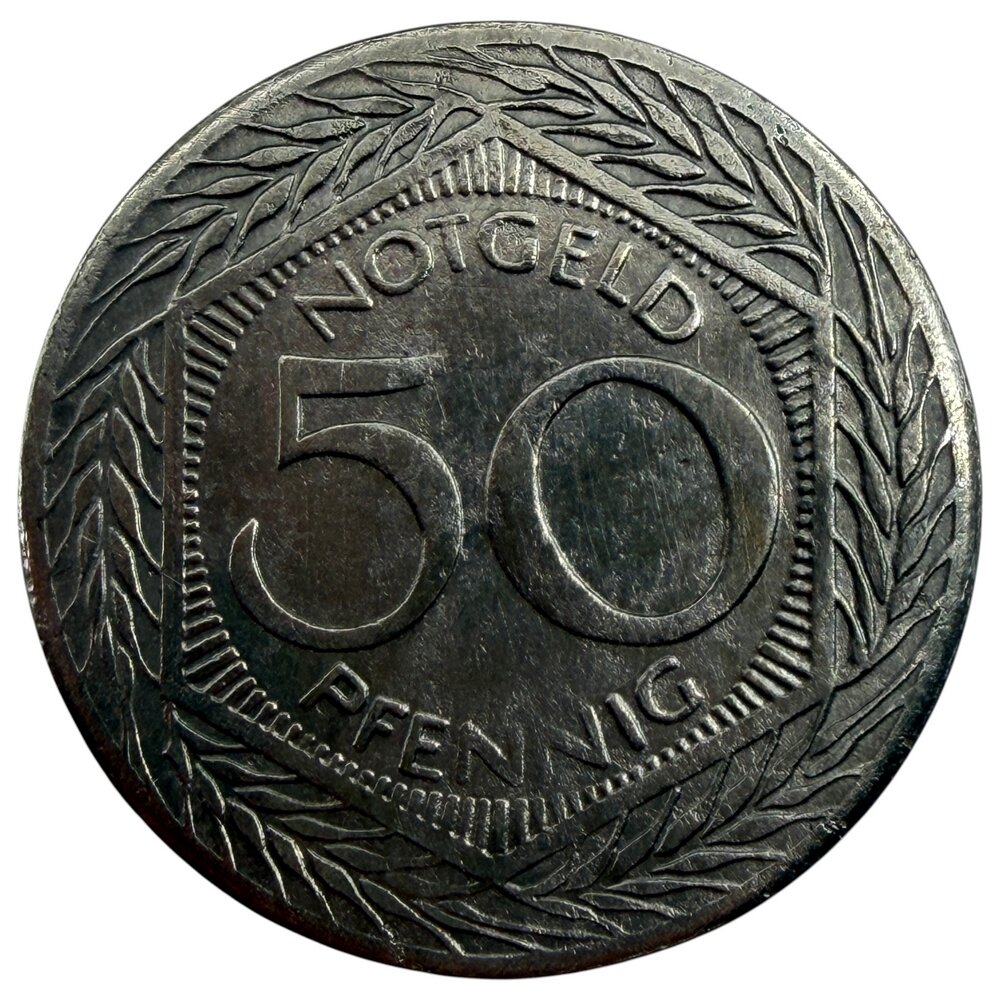Германия, Веймарская республика, Лайхлинген 50 пфеннигов 1920 г. (Лот №2)