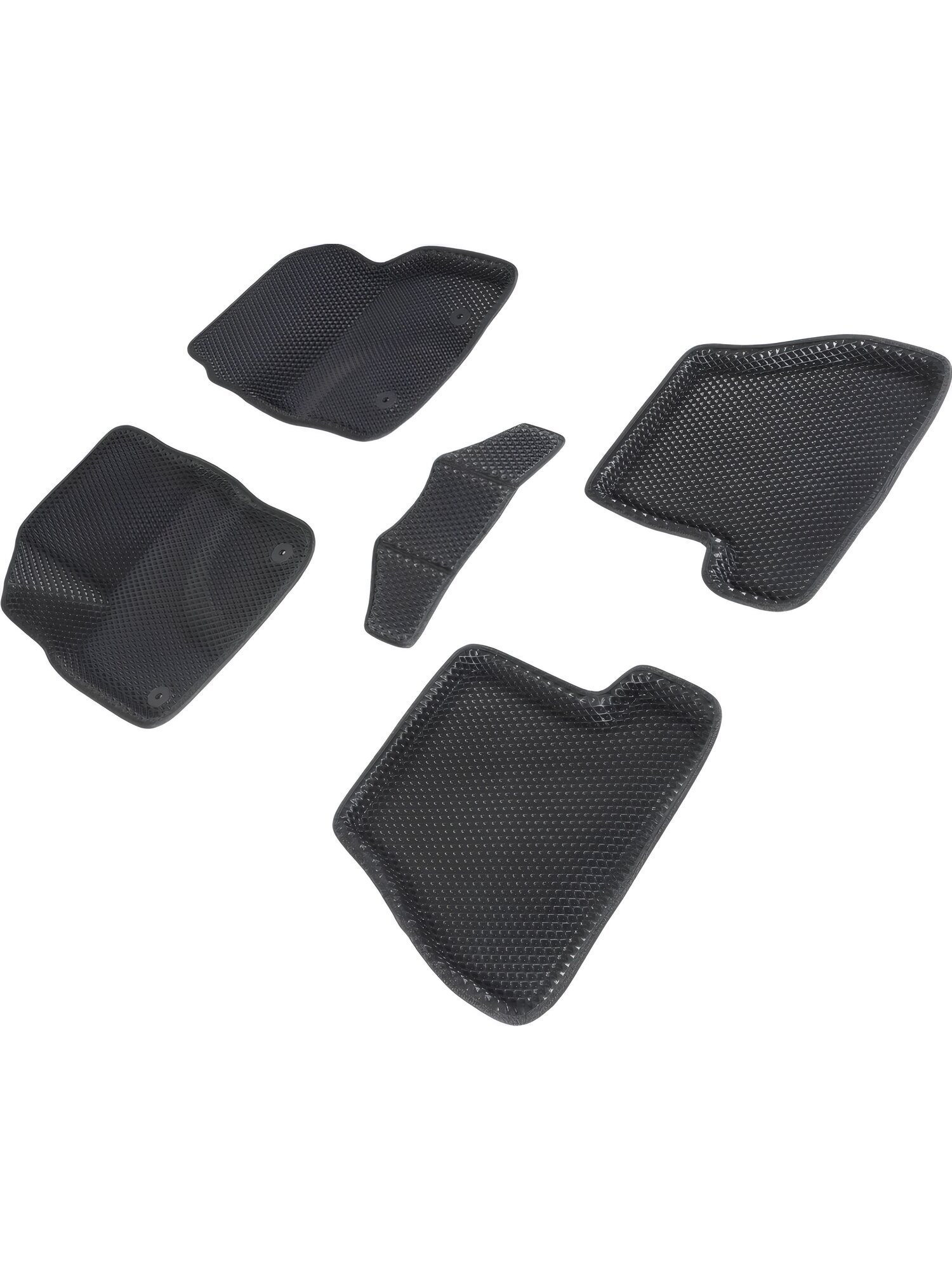 Коврики EVA 3D ромб для Ford Focus III рест. АКПП 2015-2019 Seintex 95242