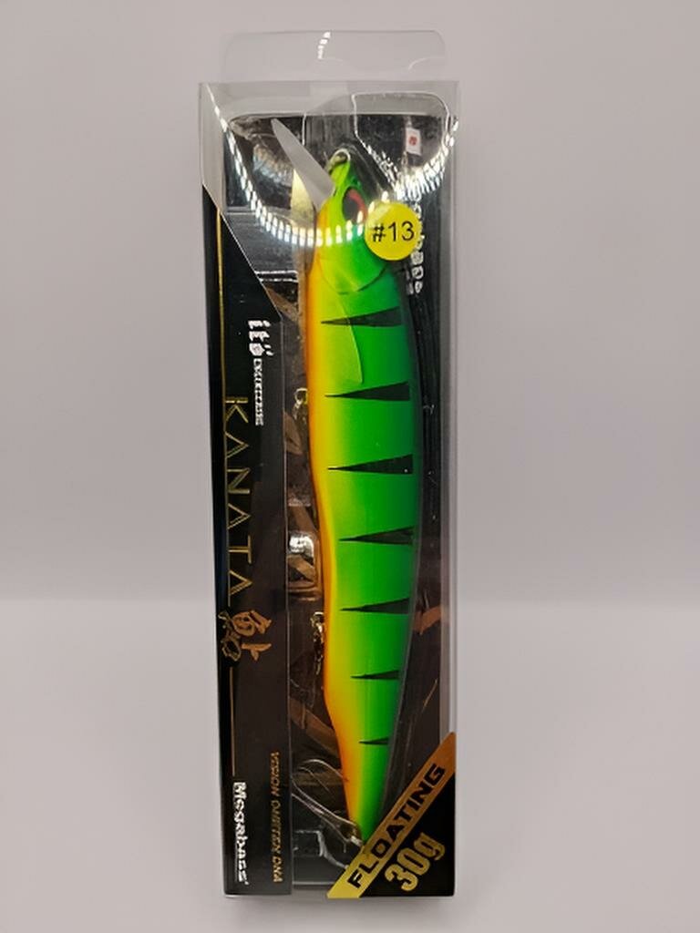 Воблер минноу Megabass Kanata, 160мм, 30г, плавающий воблер на хищника