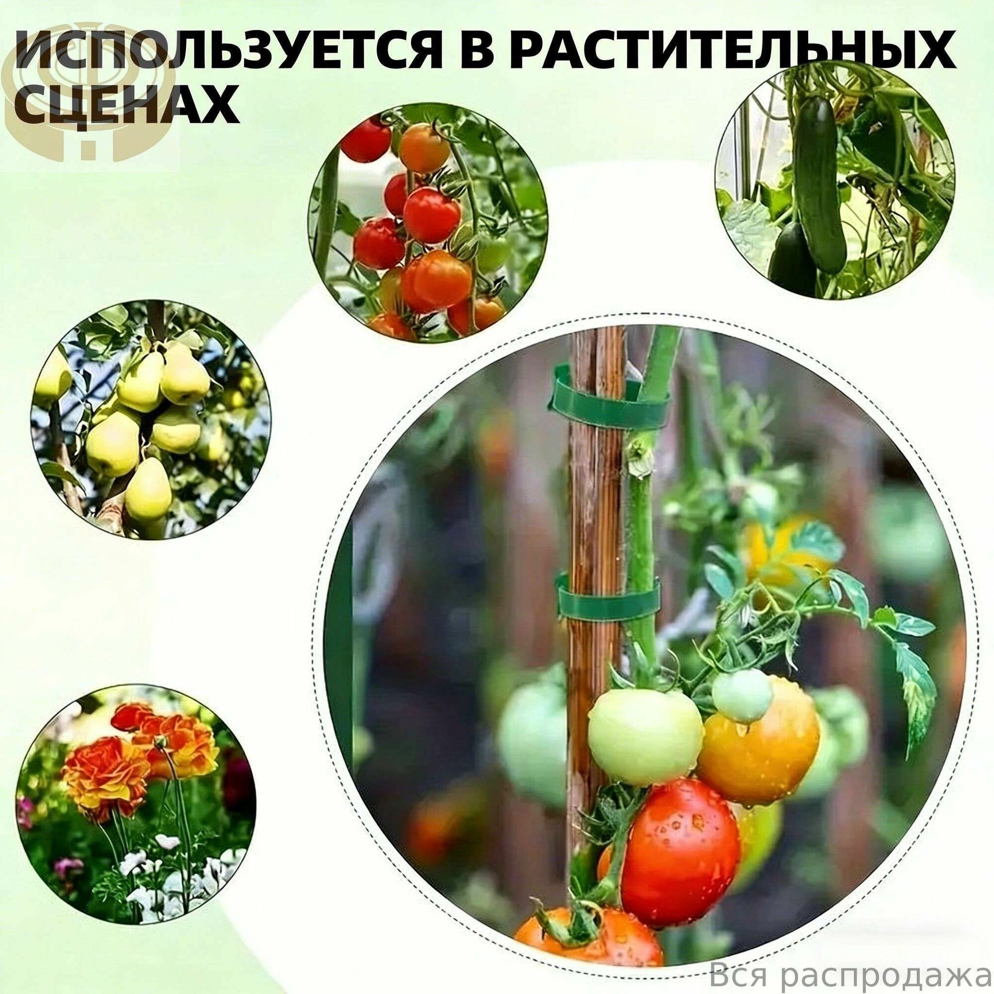 Опора для растений,1.2см,100шт
