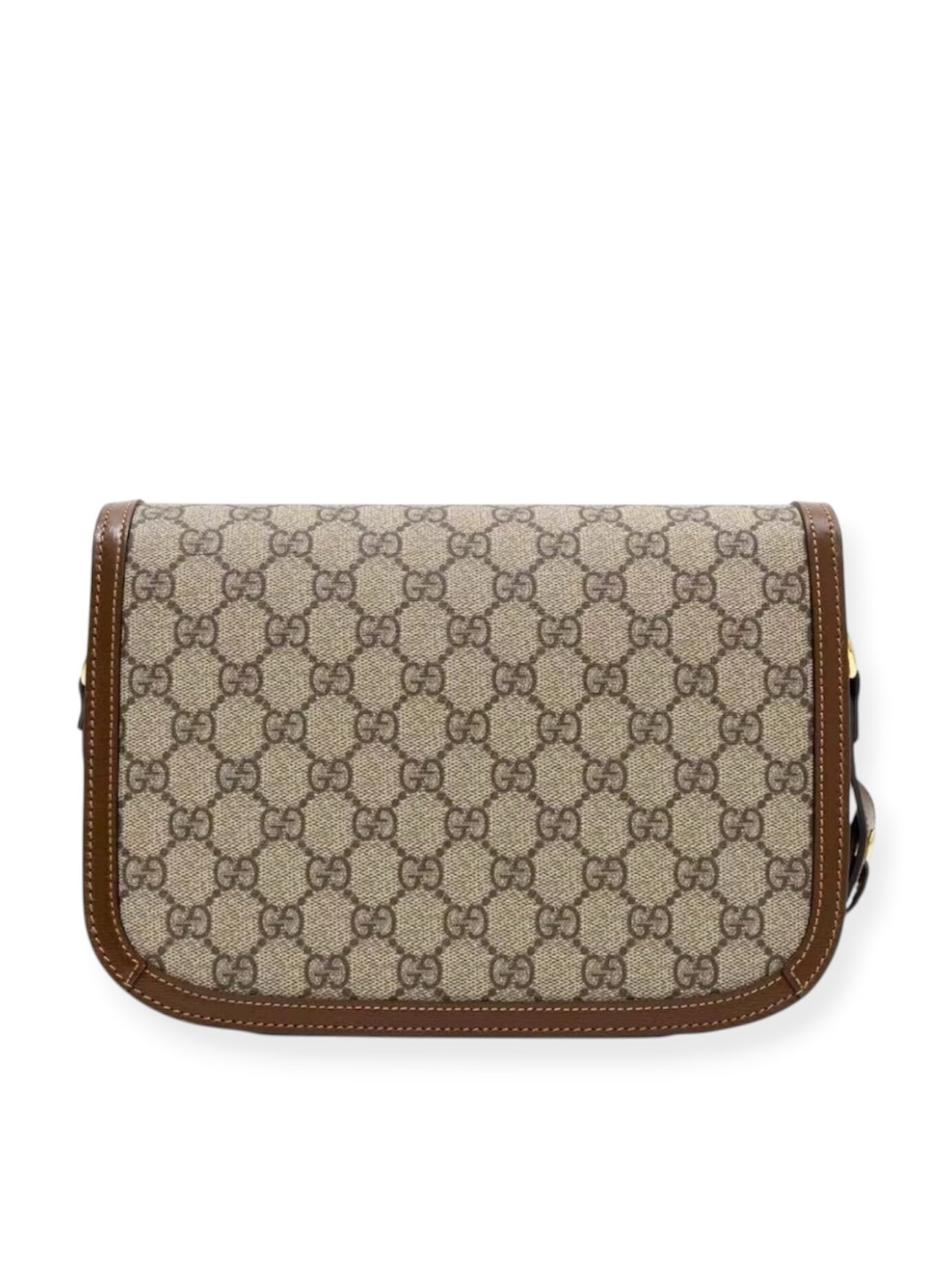 Сумка кросс-боди GUCCI 1955 Horsebit Small, бежевый/коричневый — фото 1