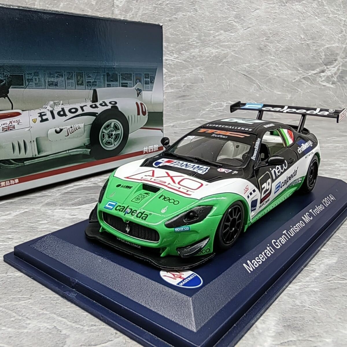 1:43 Diecast Модель Игрушка Maserati GranTurismo MC Trofeo (2014) Миниатюрная Реплика