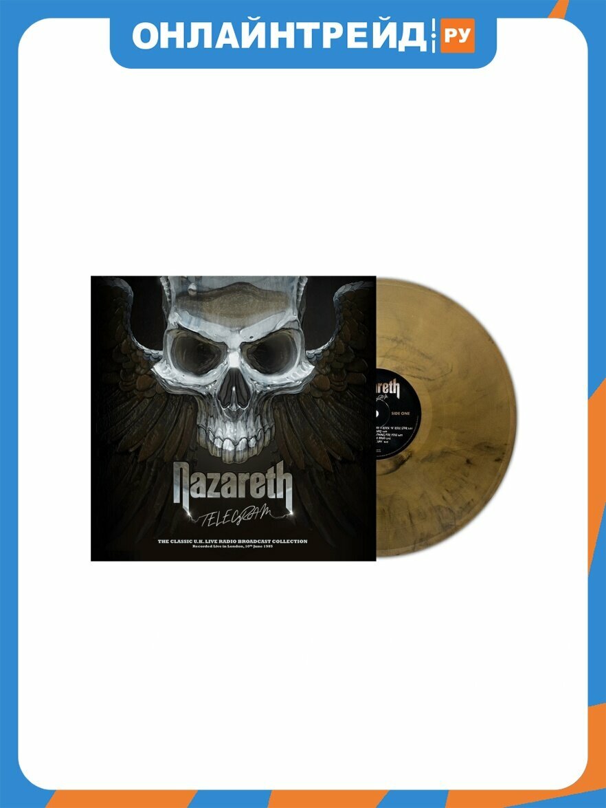 Виниловая пластинка EU Nazareth - Telegram - Live From London, 1985 (Gold Marble Vinyl)