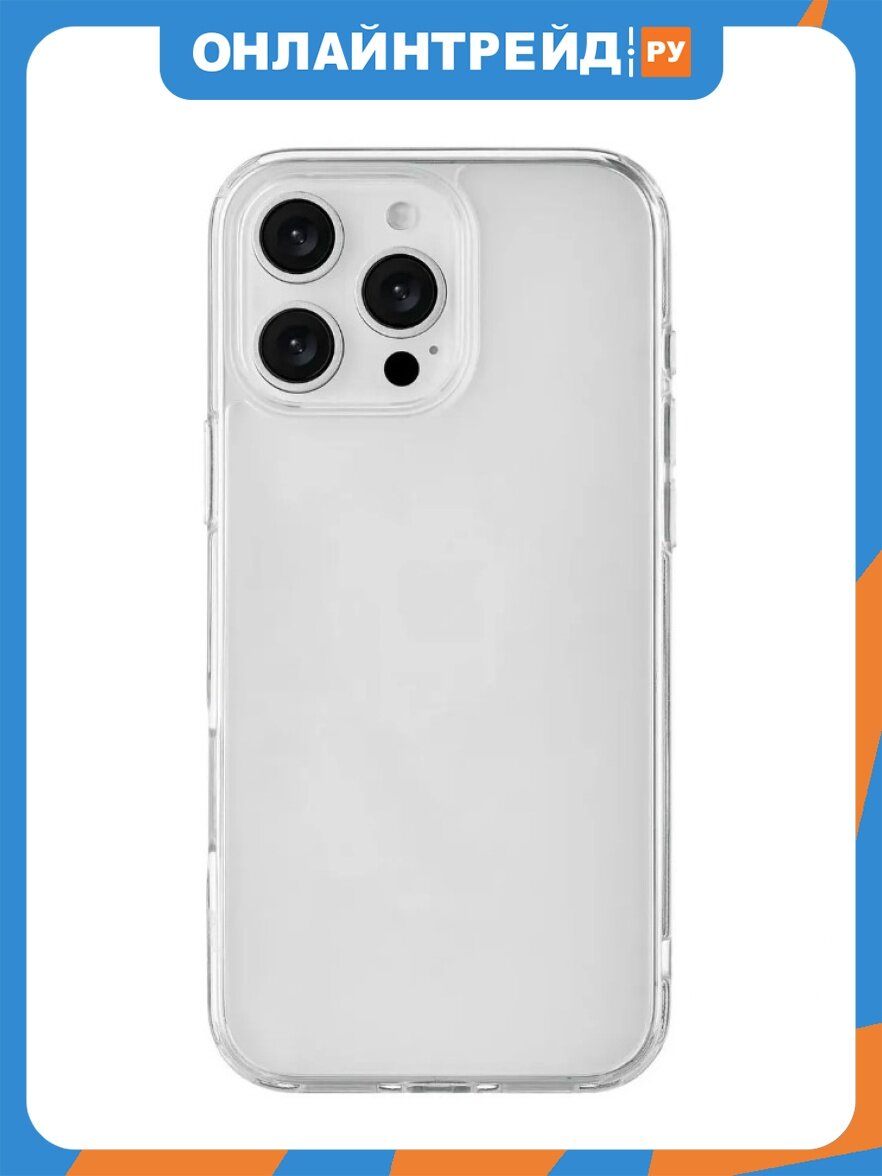 Чехол Ubear для Apple iPhone 16 Pro Max, Real Case, усиленный, прозрачный