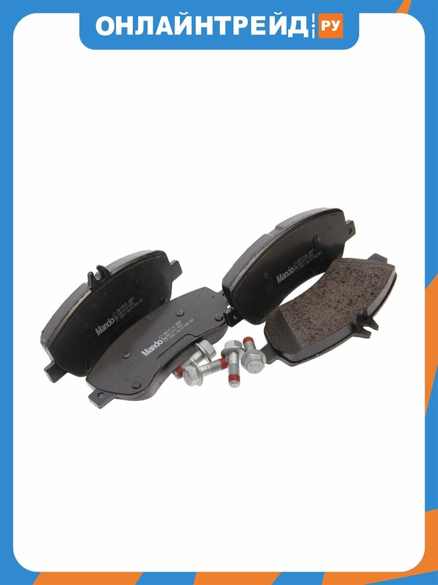 Колодки тормозные Mando MERCEDES GLK (X204) передние (4шт.), MBF015676
