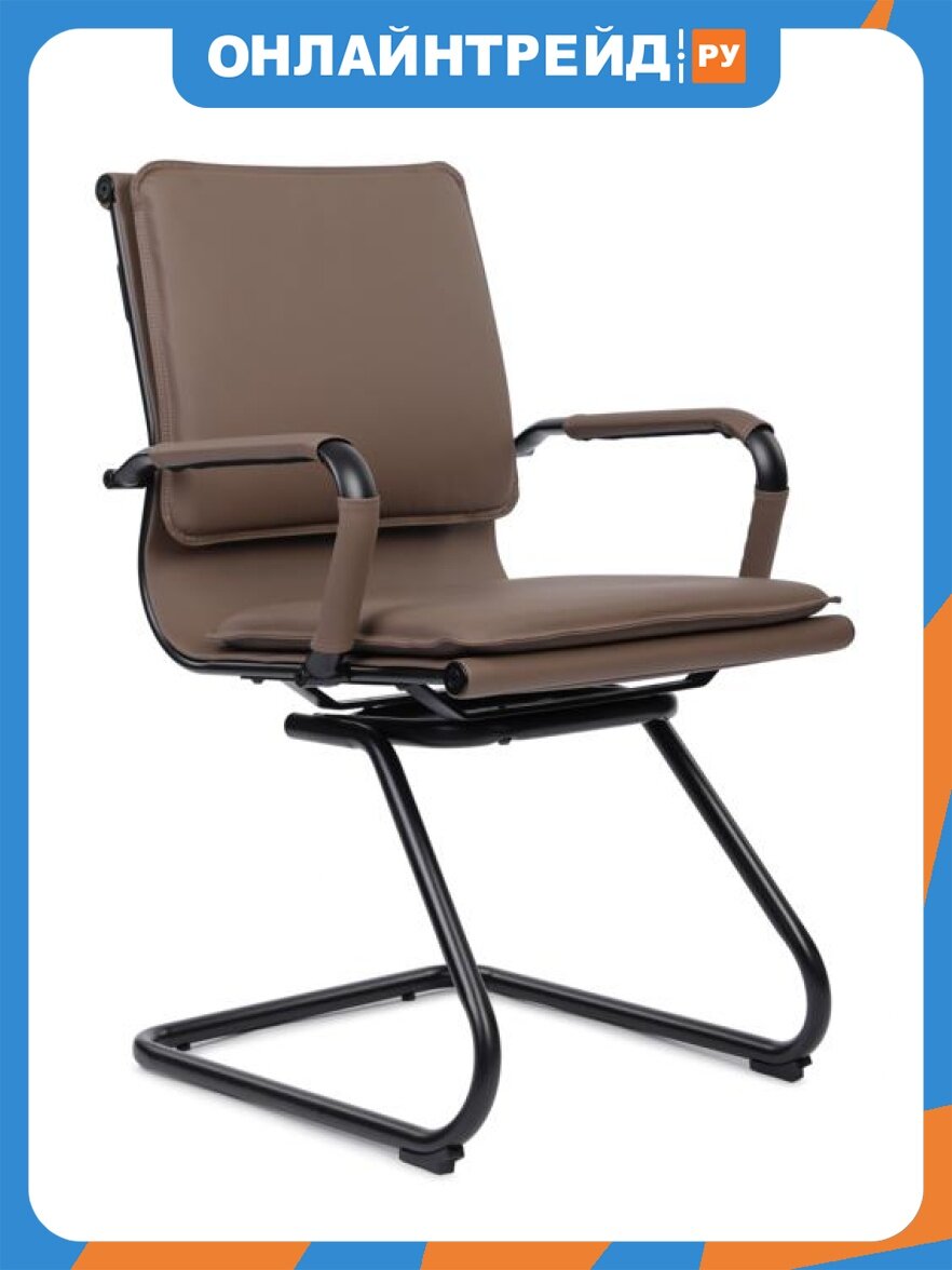 Кресло Riva Chair Хьюго RCH 6003-3SEB Коричневый/Металл Черный