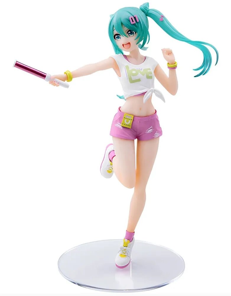Фигурка Мику Хацунэ живая поддержка / Miku Hatsune Live Audience ( 20см, пакет) С3005