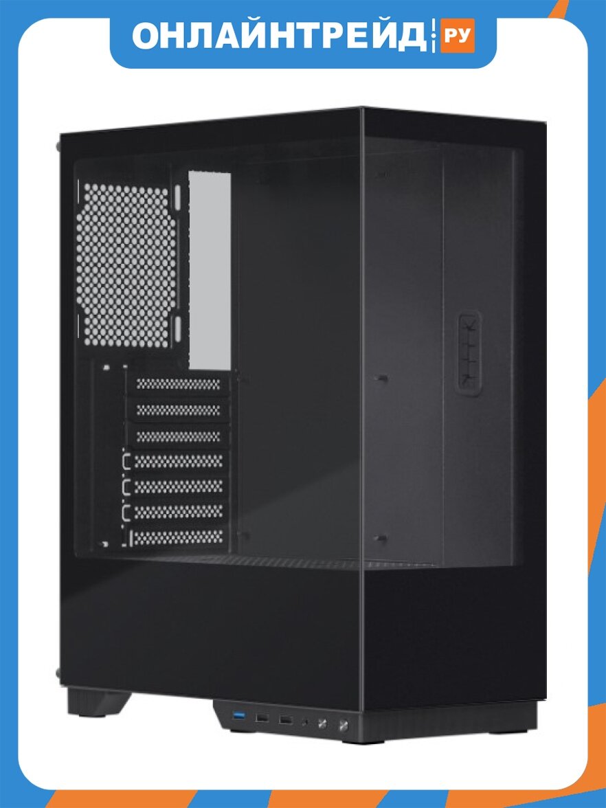 Корпус компьютерный Defender HyperHub черный, ATX, USB3.0, w/o fans