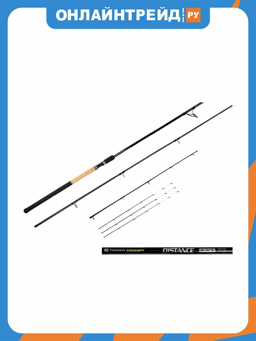 Фидер Feeder Concept Distance BLACK 070 3.60 + вершинки