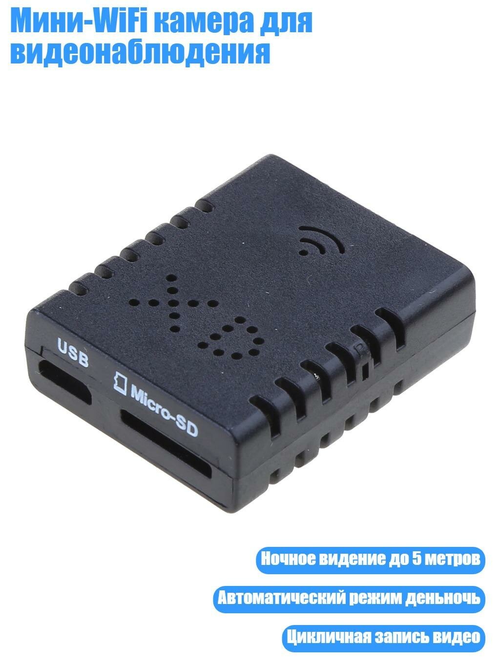 Мини-WiFi камера для видеонаблюдения
