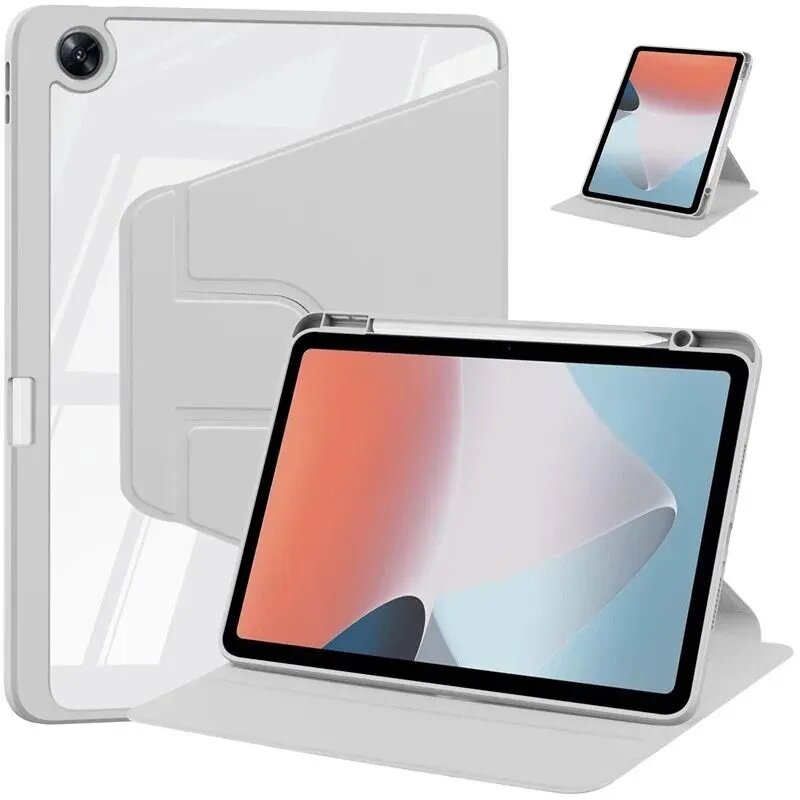 Для OnePlus Pad Go 2 12.1 дюйма 2025 Smart защитный чехол вращающийся с держателем карандаша совместимый OnePlus Pad Go 2 5G 12.1"корпуса планшета