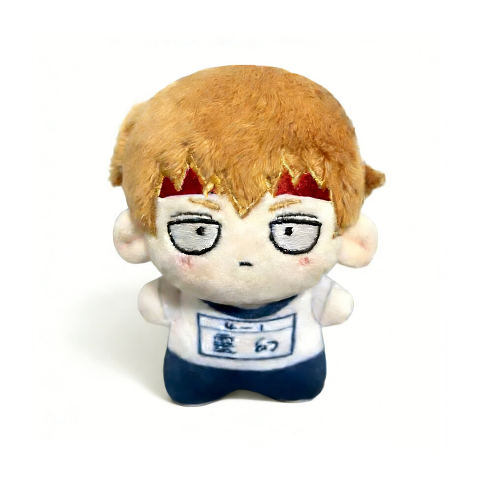Мягкая игрушка Моб Психо 100 Аратака Рэйгэн / Mob Psycho 100 Arataka Reigen (10cm,1 шт.) Подарки для болельщиков Reigen Arataka Plush keychain backpack pendant