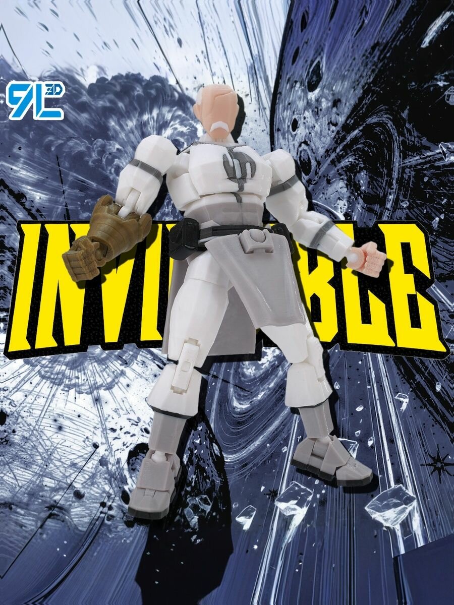 9L3D Фигурка Конквест из Неуязвимого (Conquest) Titan13 Invincible, Lucky 13, 3D-печатная подвижная модель, подарок для фанатов аниме, подарок статуэтка сувенир