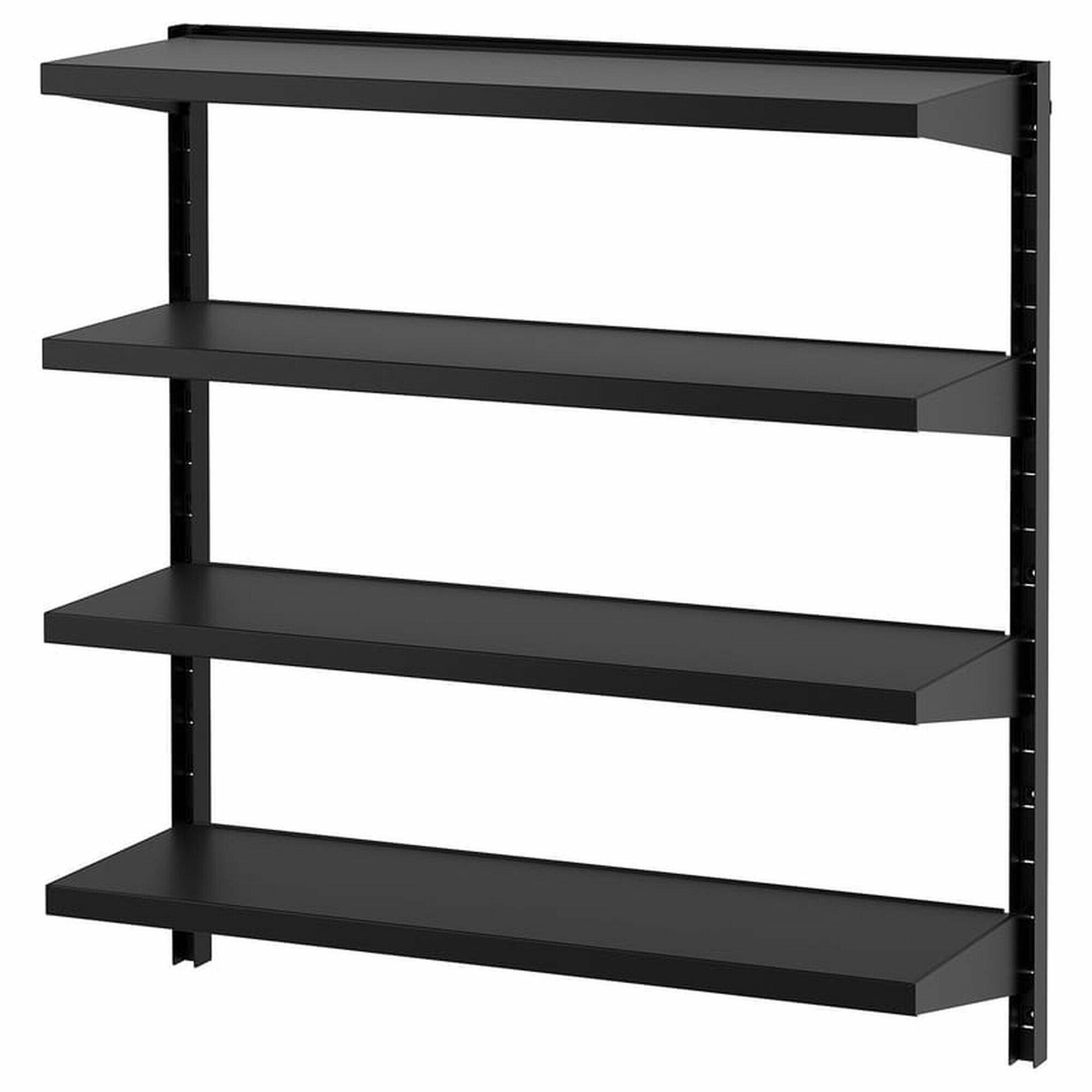 Полка IKEA BROR, для гаража, 88 см x 30 см x 90 см, цвет черный