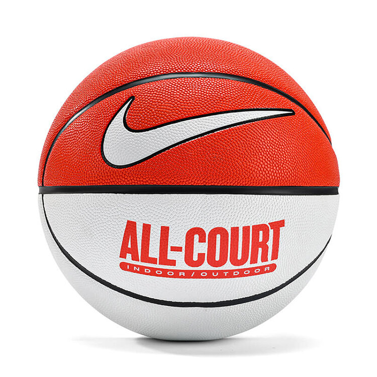 Баскетбольный мяч унисекс Nike All-Court, размер 7, белый, оранжевый