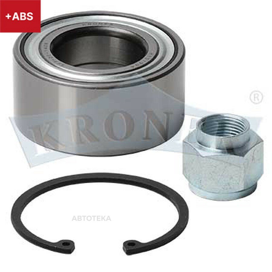Подшипник ступицы CITROEN C3 02- (перед. компл.) (37X72X33 с ABS) KRONER K151994
