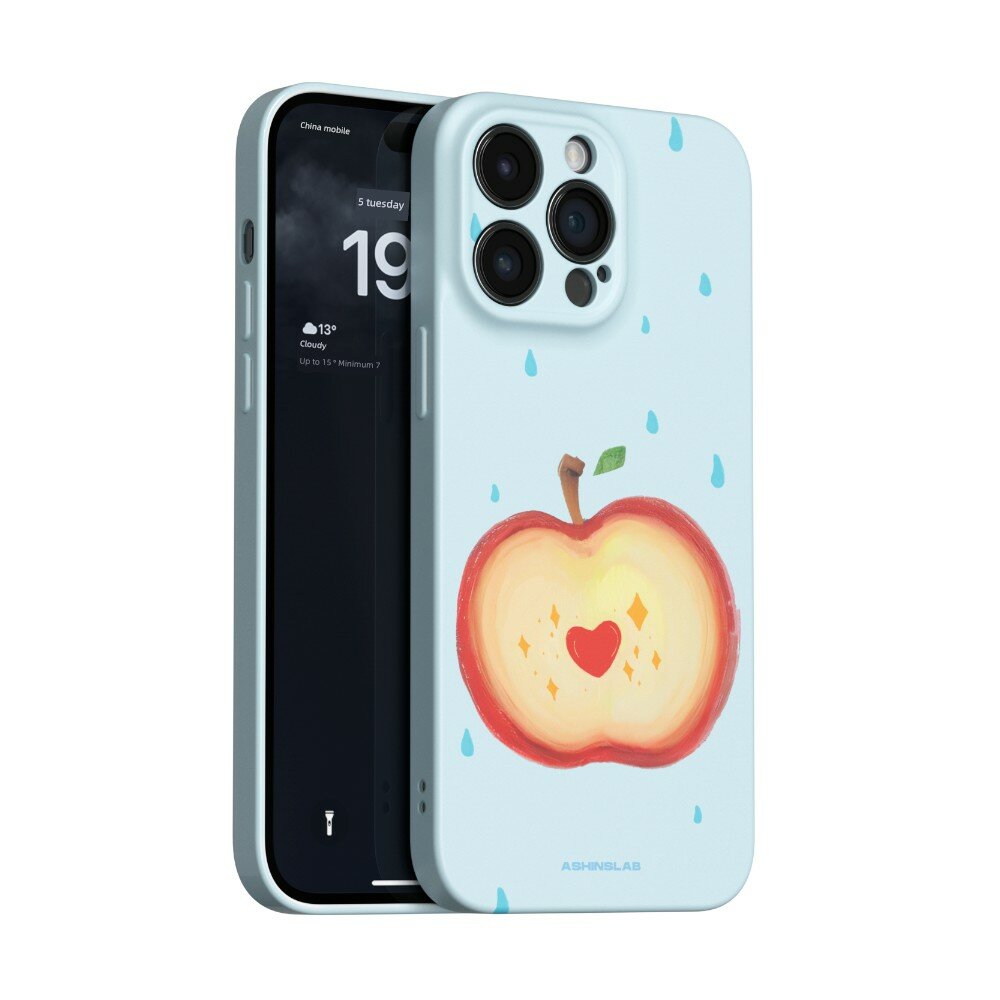 IPhone 13 Матовый Мерцающий Мягкий Чехол, Противоцарапающая Защита, Надежная Посадка для Смартфона