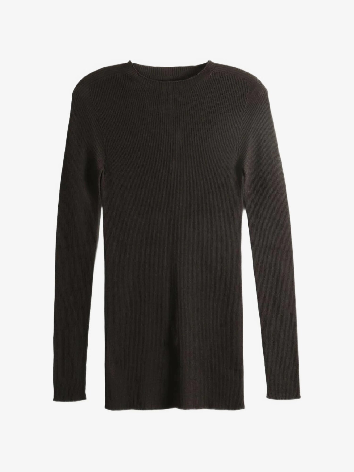 Свитер Ribbed-knit long-line sweater