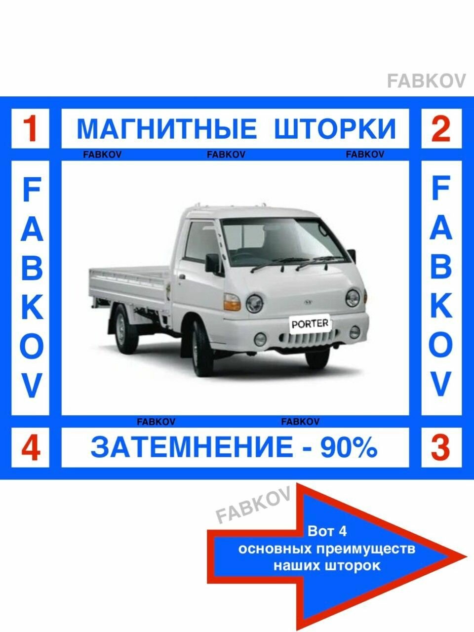 Каркасные шторки сетки для Хундай Хендай Портер Hyundai Porter 1 поколения Тагаз 1996-2011