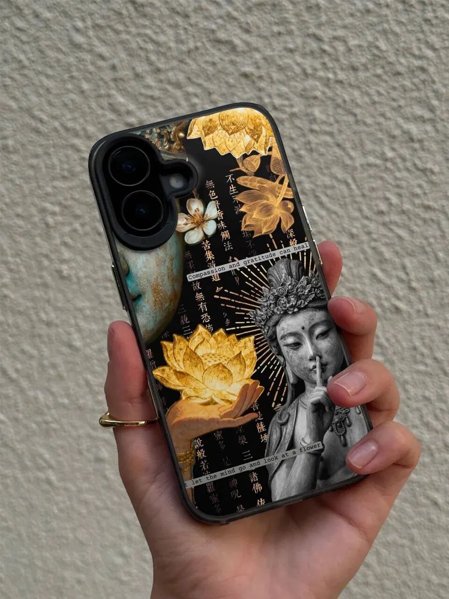 Чехол на Iphone 16 Plus будда — фото 1