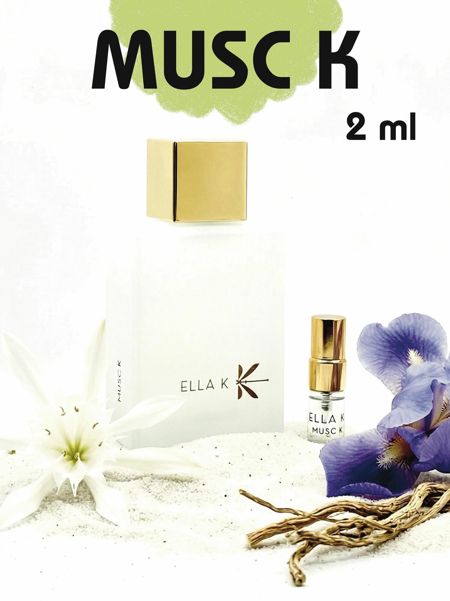 Парфюмерная вода Ella K Parfums Musc K 2 мл ароматическая жидкость парфюмерный состав малый объем