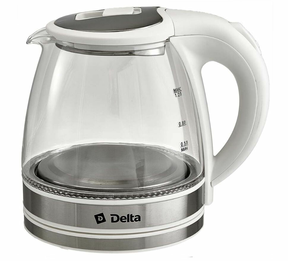 Чайник DELTA DL-1121 белый